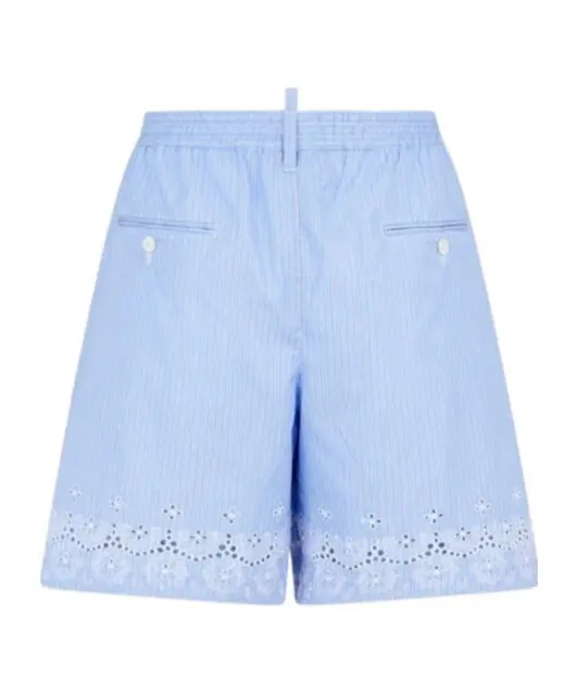 Dsquared2 Striped Elastic Waist Shorts