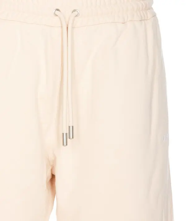 Off-White Drawstring Straight Leg Trousers