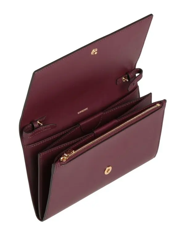 Burberry Small Genuine Leather Clutch