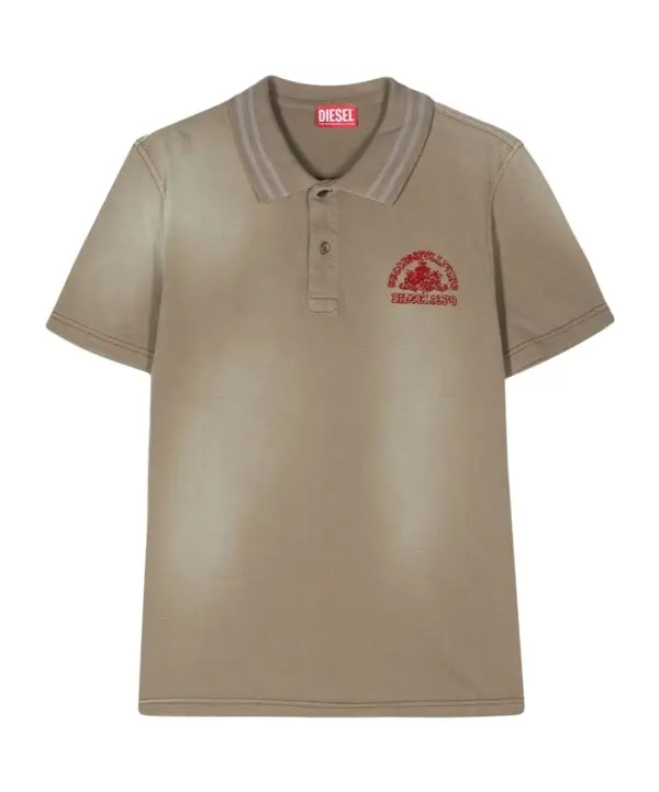 DIESEL® T-smid Cotton Polo Shirt