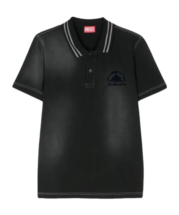 DIESEL® T-smid Cotton Polo Shirt