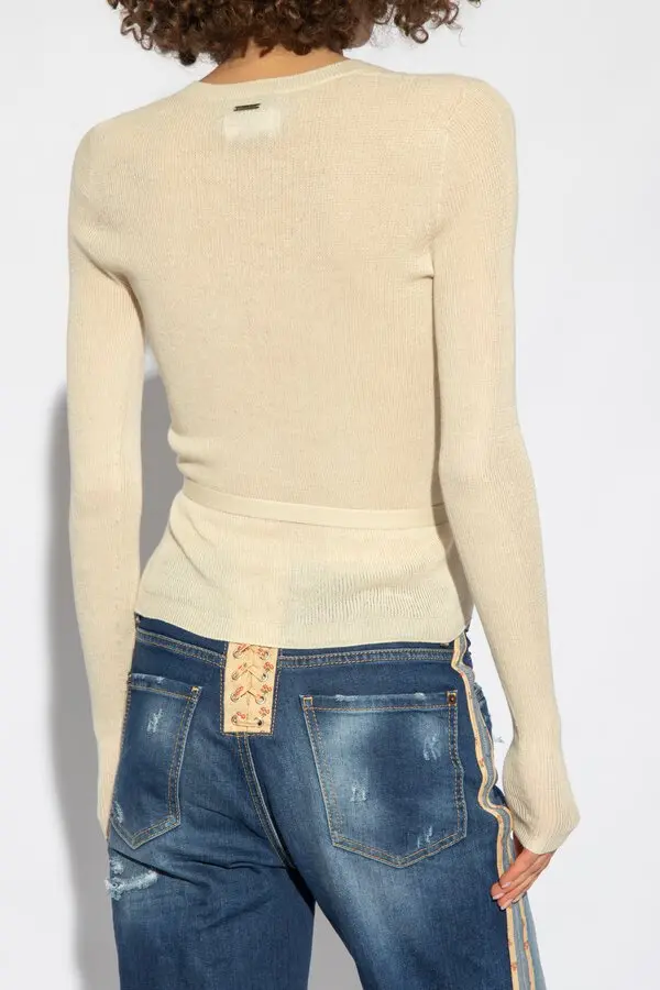 Dsquared2 Ribbed V-neck Pullover