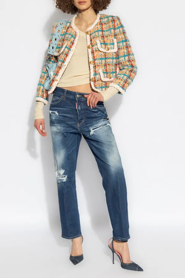 Dsquared2 Ribbed V-neck Pullover