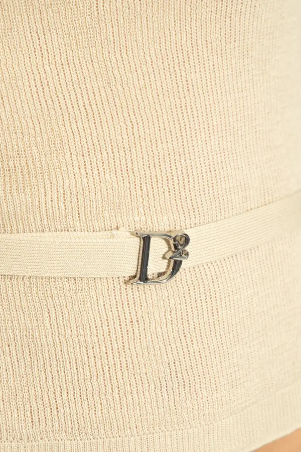 Dsquared2 Ribbed V-neck Pullover