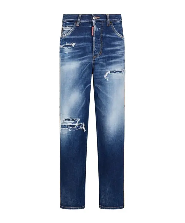 Dsquared2 Medium Ripped Knee Wash Boston Jeans
