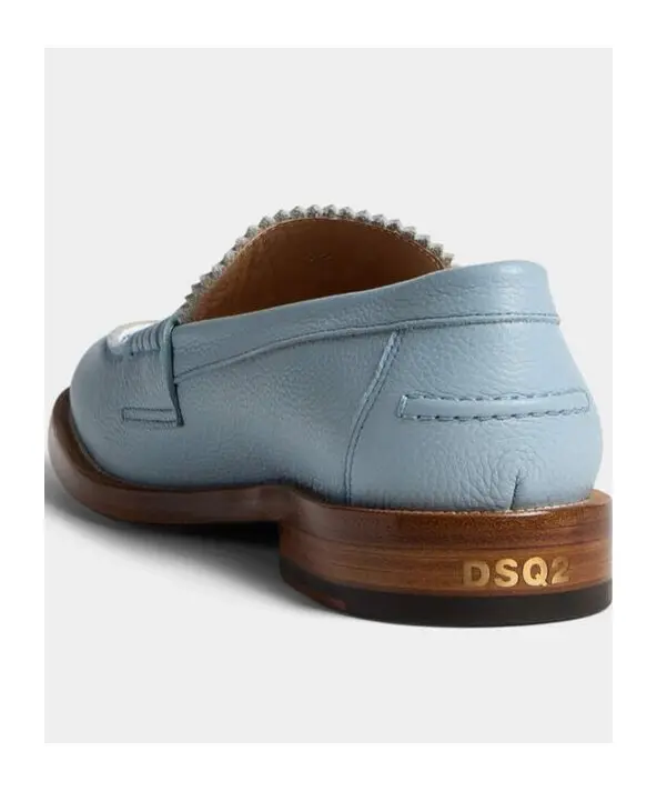 Dsquared2 Colour-block Almond Toe Loafers