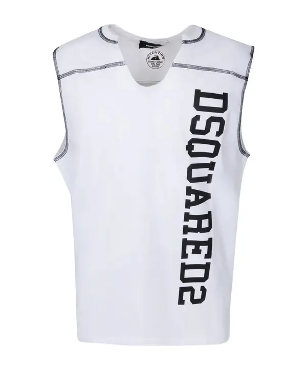 Dsquared2 Logo-printed Sleeveless Tank Top