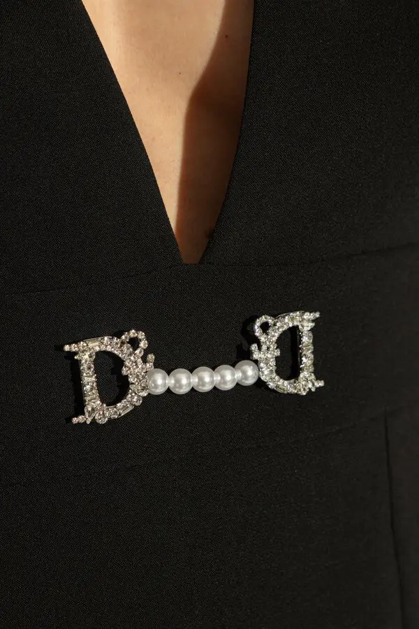 Dsquared2 Plunging V-neck Dress