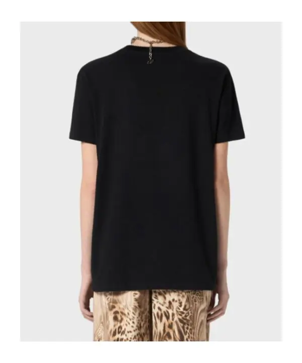 Blumarine Raised-logo Crewneck T-shirt
