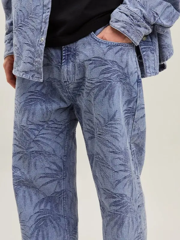 Palm Angels Palm Jacqured Jeans