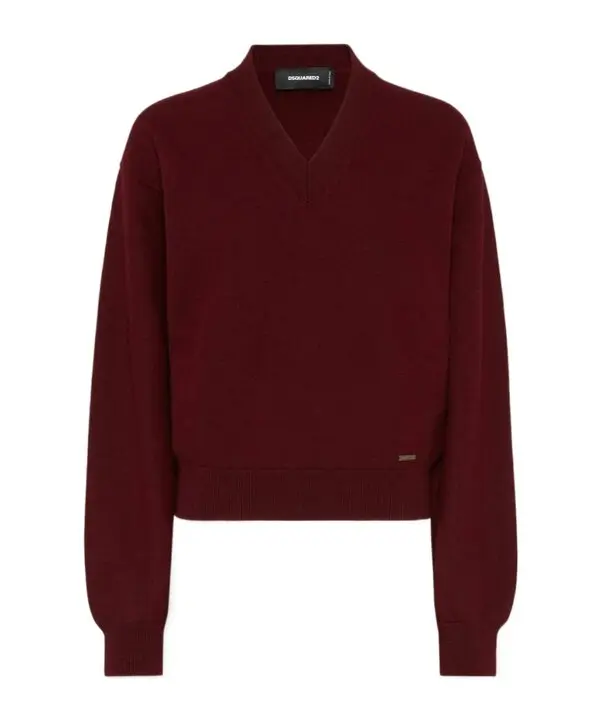 Dsquared2 V-neck Knitted Jumper