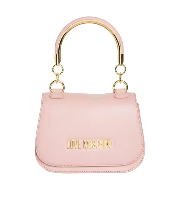 Moschino Logo-plaque Top Handle Bag - Pink