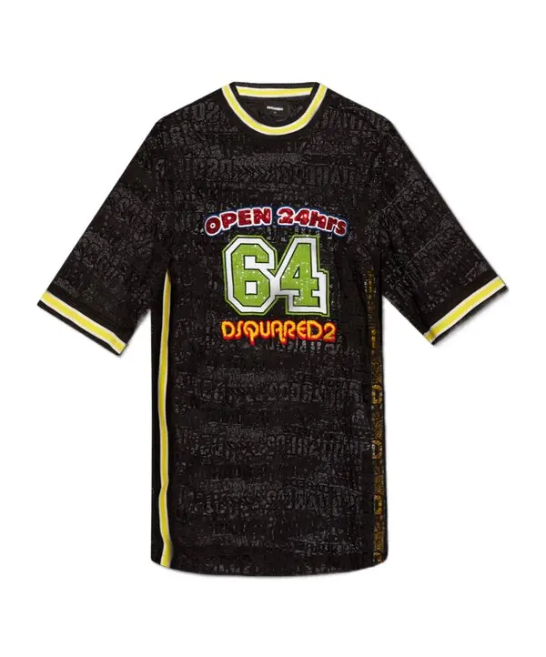 Dsquared2 Logo-embellished Crewneck T-shirt Dress