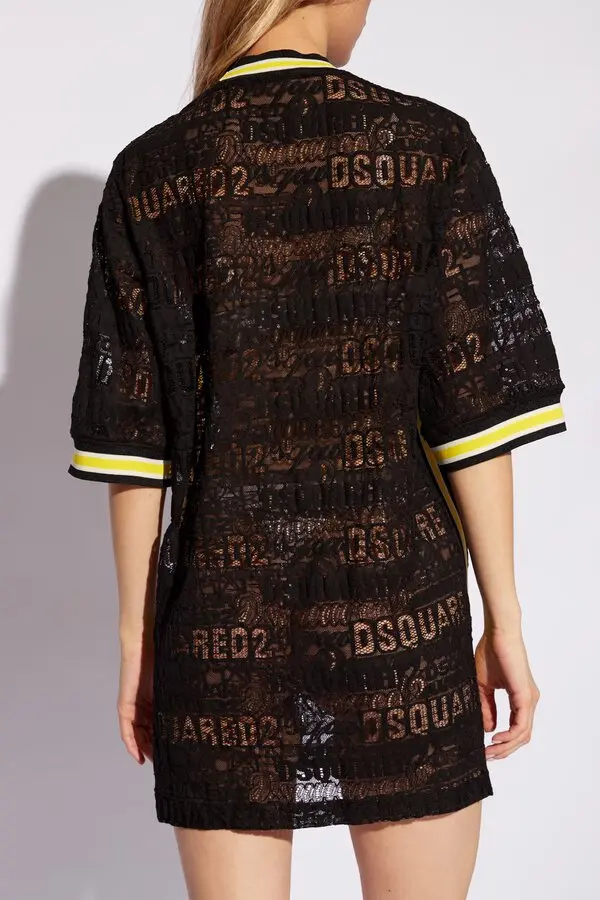Dsquared2 Logo-embellished Crewneck T-shirt Dress