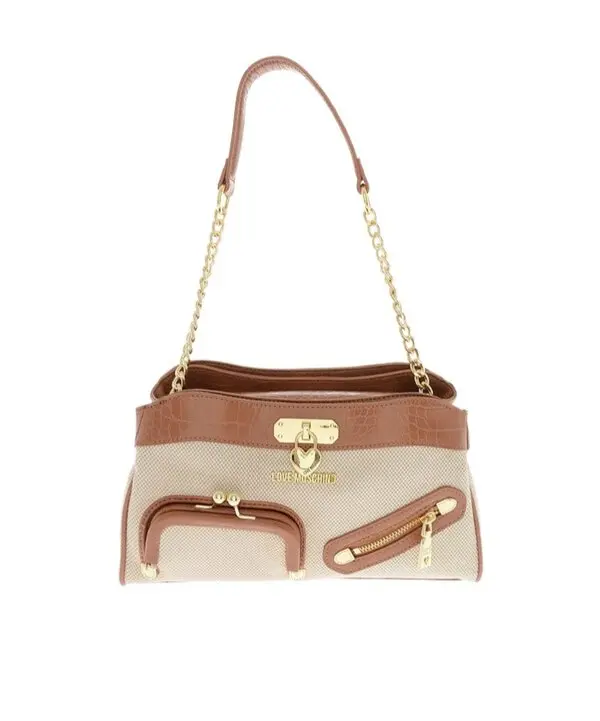 Moschino Crocodile-effect Tote Bag