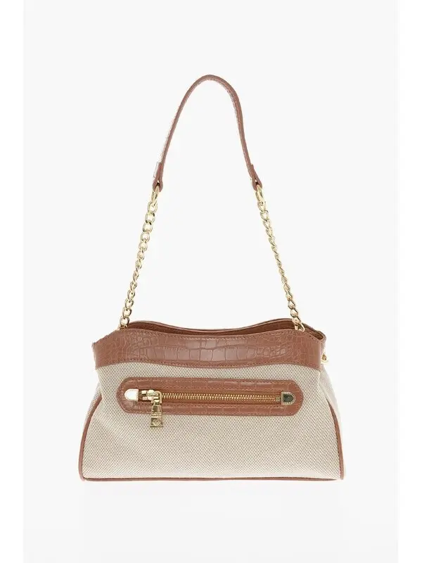 Moschino Crocodile-effect Tote Bag