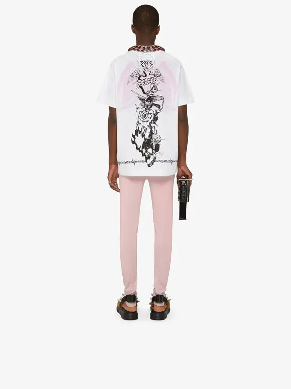 Givenchy Gothic Print Crewneck T-shirt