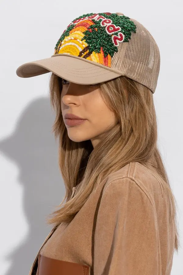 Dsquared2 Motif Embroidered Baseball Cap