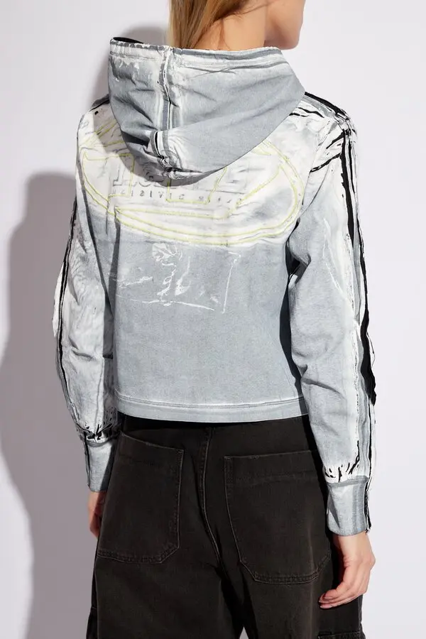 DIESEL® F-carlye Cropped Hoodie