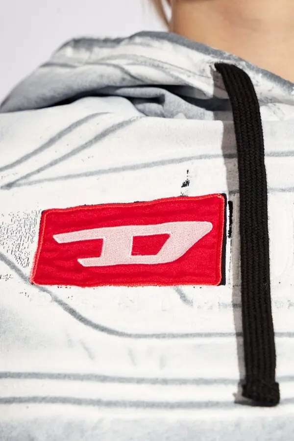DIESEL® F-carlye Cropped Hoodie