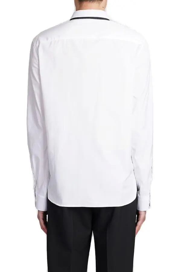 Neil Barrett Contrasting-collar Long-sleeved Shirt