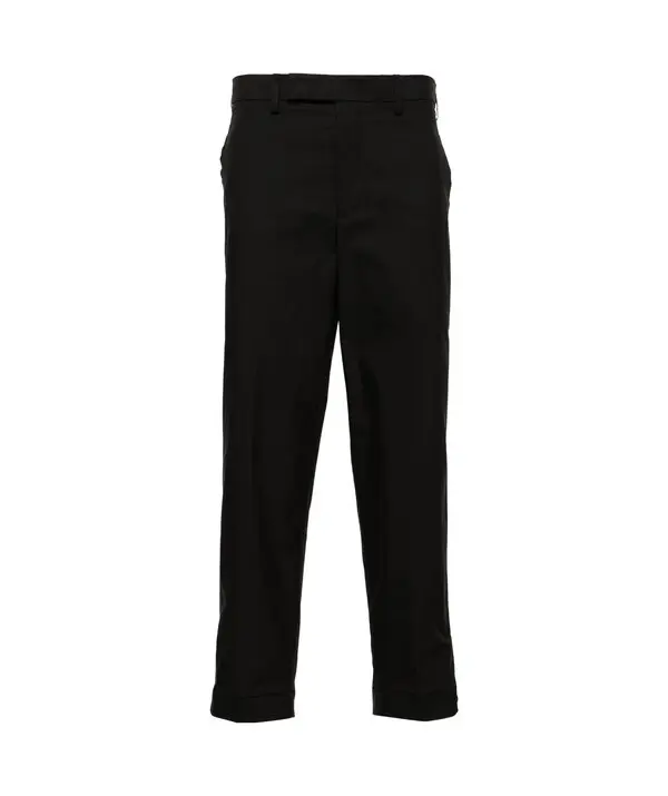 Neil Barrett Mid-rise Tapered-leg Chinos