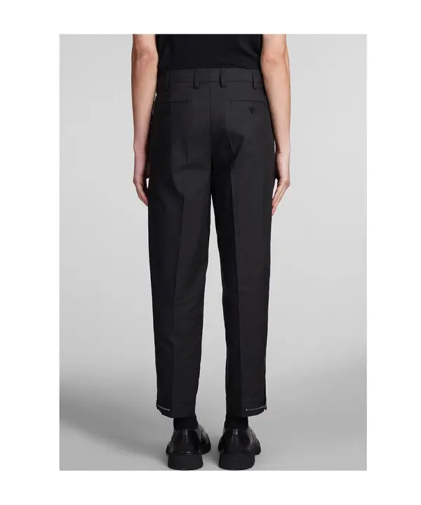 Neil Barrett Mid-rise Tapered-leg Chinos