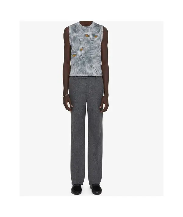 Givenchy Printed Cat Tank Top In Cotton