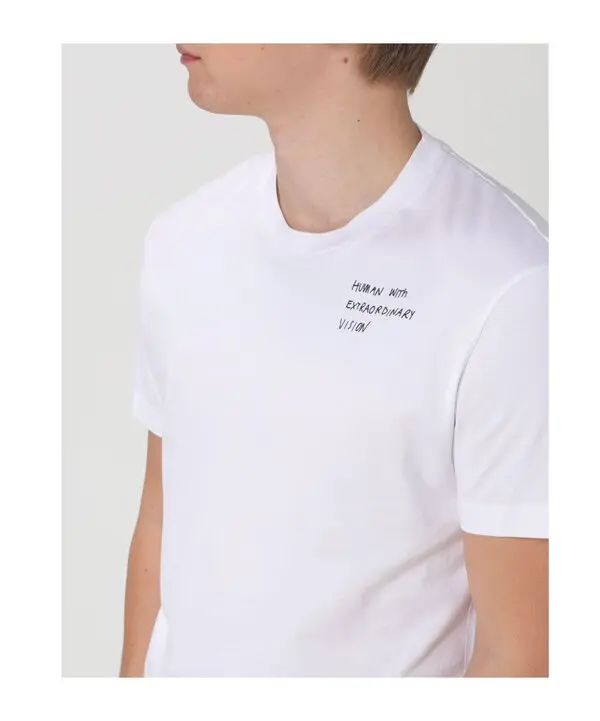 Neil Barrett Slogan-print Crew-neck T-shirt