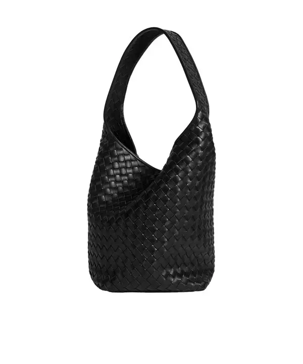 Bottega Veneta Triangolo Bucket - Black