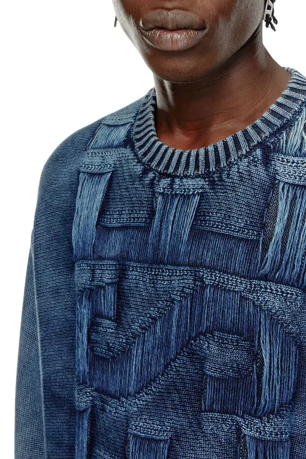 DIESEL® Destroyed Knitted Jumper