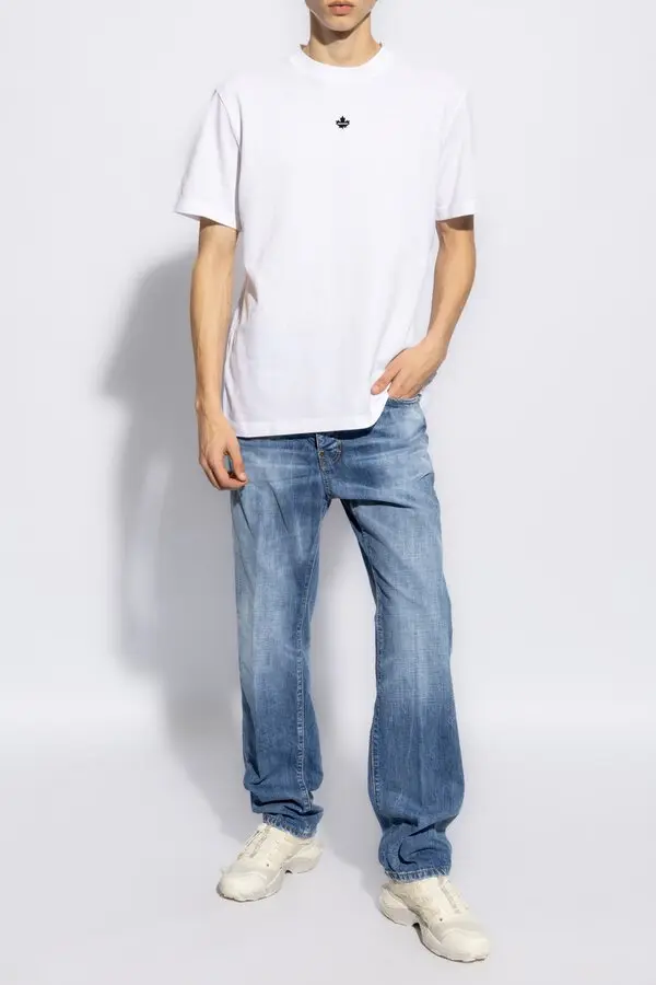 Dsquared2 Washed Straight-leg Jeans