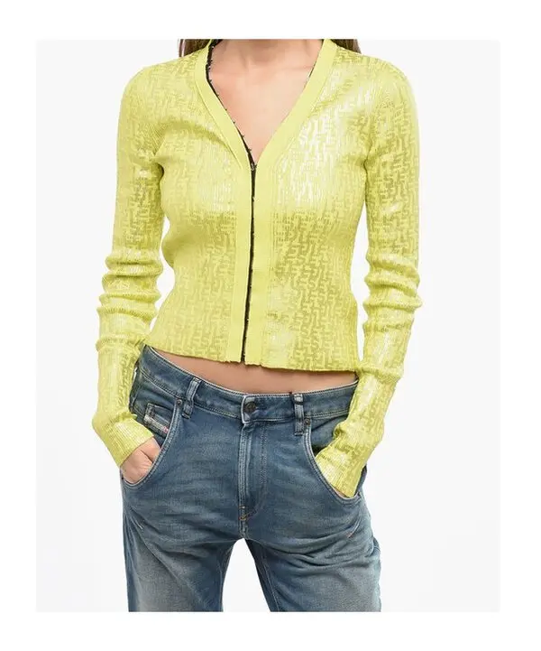 DIESEL® M-gria Monogram-print Cardigan