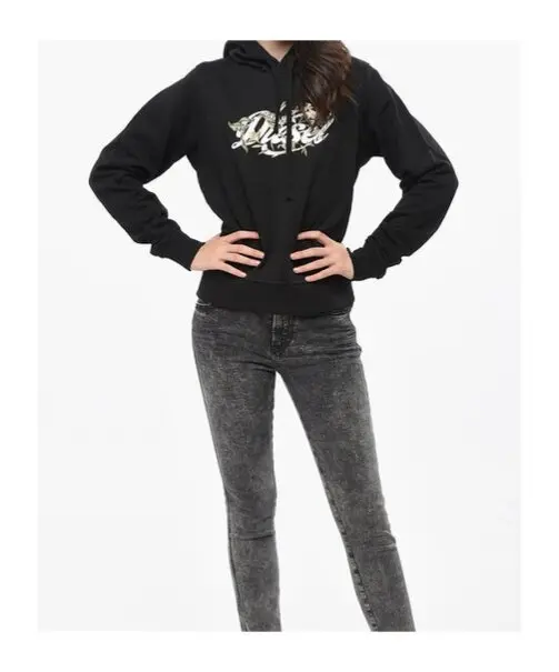DIESEL® Logo-print Drawstring Hoodie