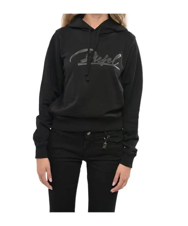 DIESEL® Logo-print Hoodie - Black