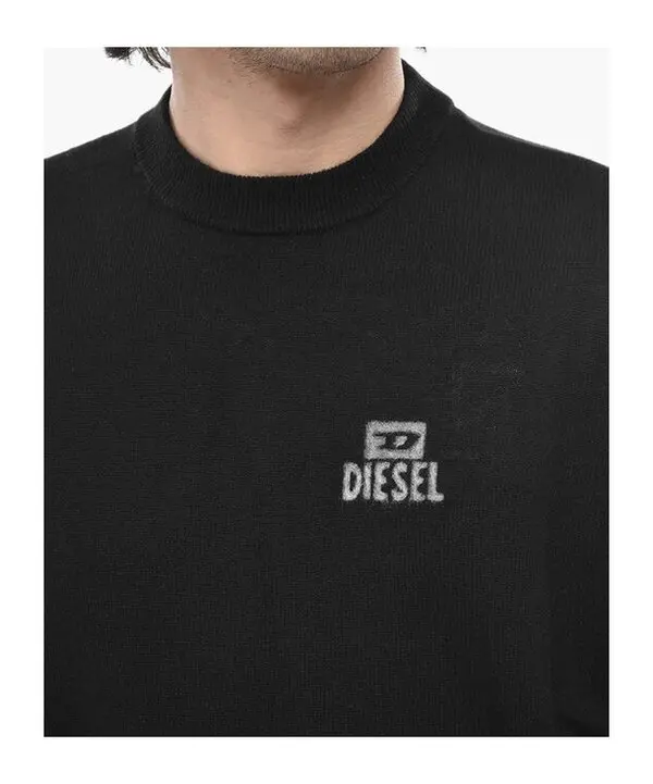 DIESEL® Long-sleeved Crew Neck Sweater