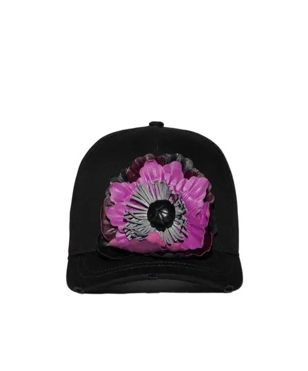 Dsquared2 Floral-appliqué Baseball Cap
