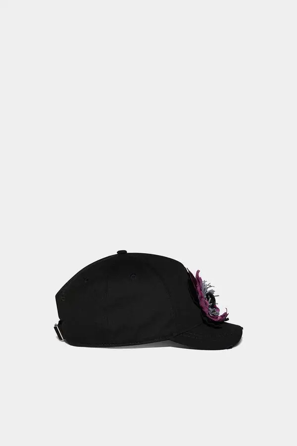 Dsquared2 Floral-appliqué Baseball Cap