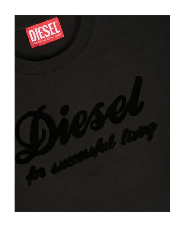 DIESEL® Debossed-logo Detail T-shirt