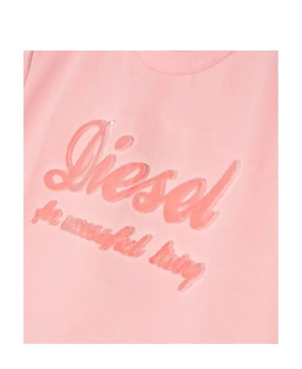 DIESEL® Debossed-logo Detail T-shirt