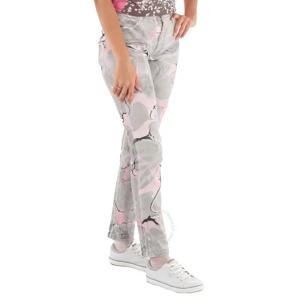 Stella McCartney High-rise Abstract-print Jeans