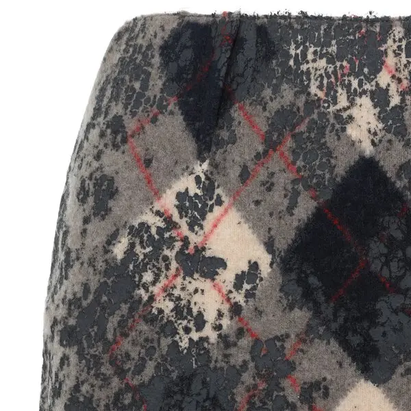 MAISON MARGIELA Knit Virgin Wool Pencil Skirt