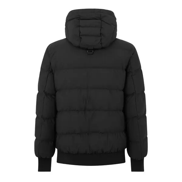 Moose Knuckles Hooded Quilted Down Jacket