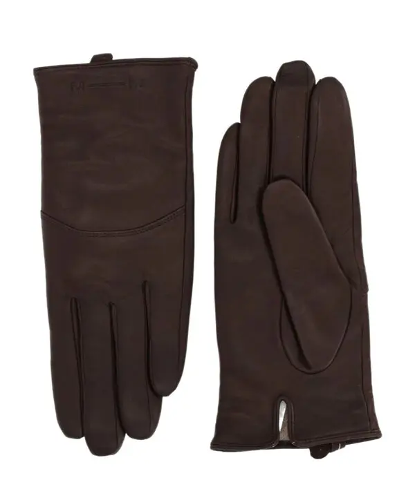 Max Mara Solid-color Leather Gloves
