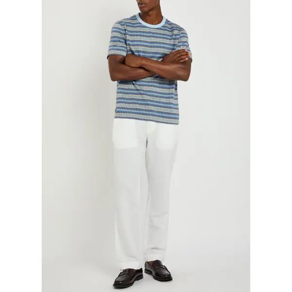 Paul Smith Round-neck Striped Short-sleeve T-shirt