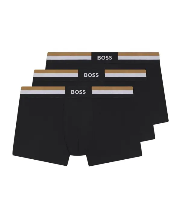 Hugo Boss Three-pack Boxer Briefs - Black