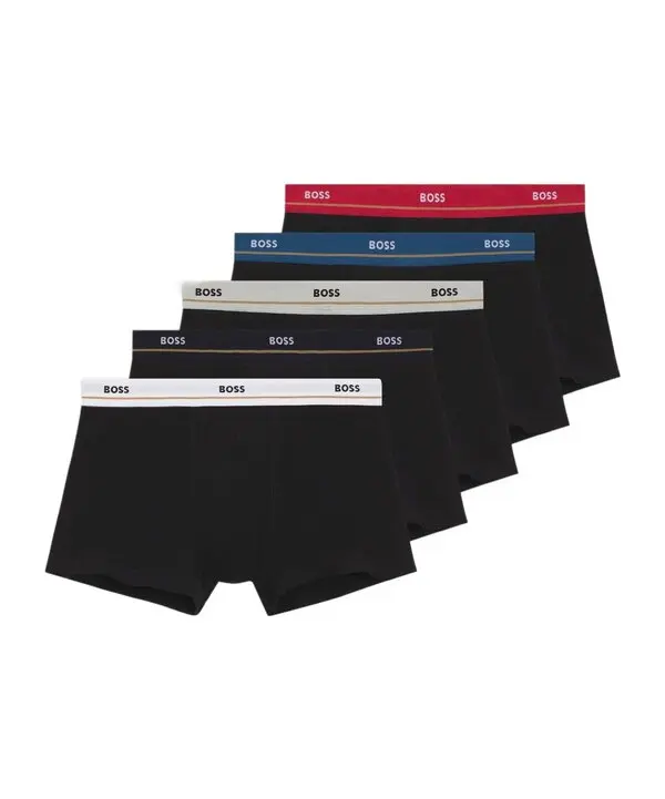 Hugo Boss Five-pack Boxer Briefs - Black