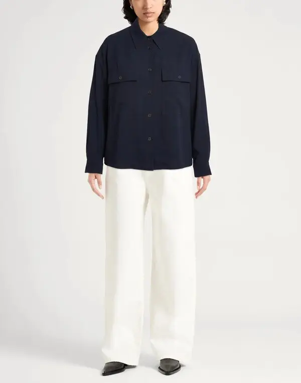 Max Mara Solid-colored Twill Shirt