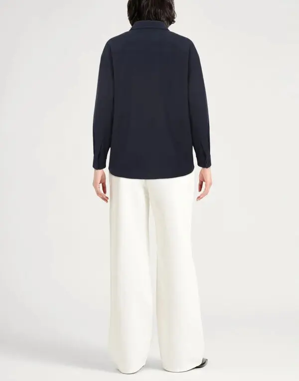 Max Mara Solid-colored Twill Shirt