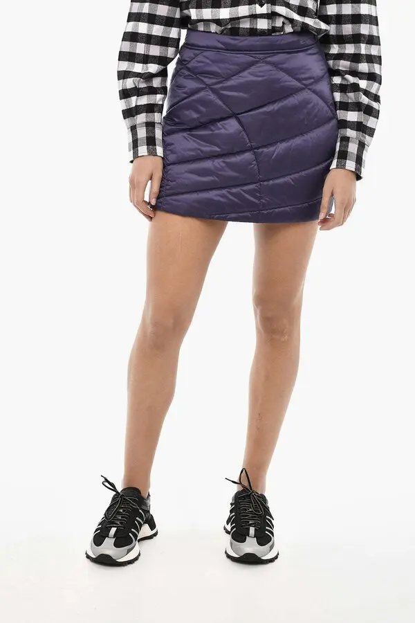 Woolrich Quilted Padded Mini Skirt